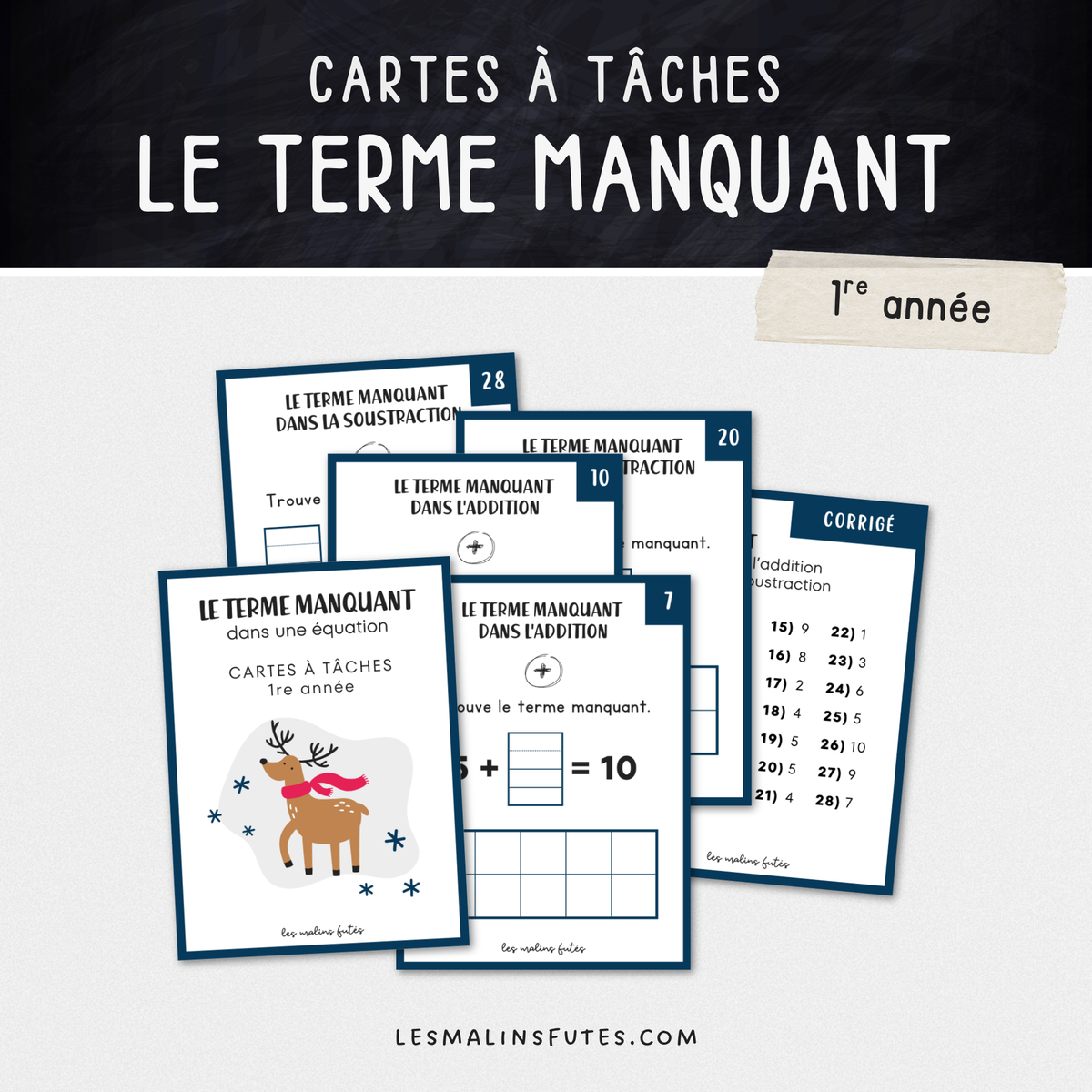 CÀT - Le terme manquant (1re année) – Les Malins Futés