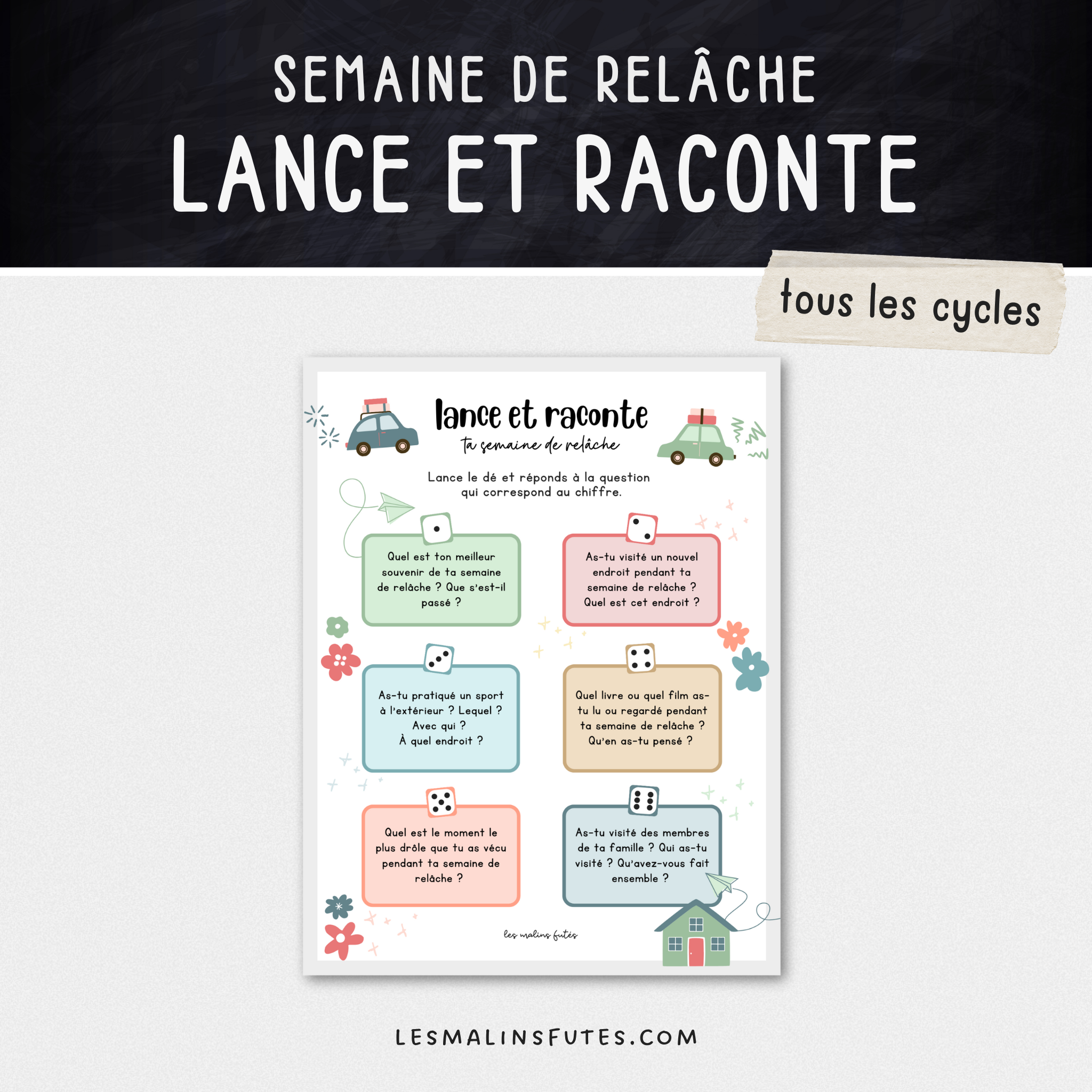 Lance et raconte ta semaine de relâche ! - mars - pour tous – Les ...