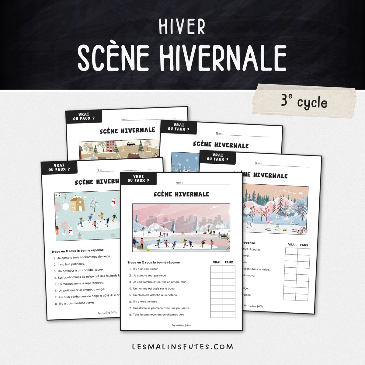 Lecture et compréhension : vrai ou faux – Les Malins Futés