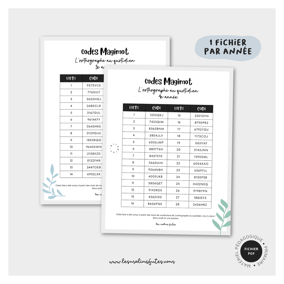 Codes Magimot - L'orthographe au quotidien – Les Malins Futés