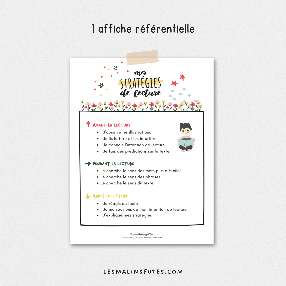 Mes stratégies de lecture - 1er cycle – Les Malins Futés